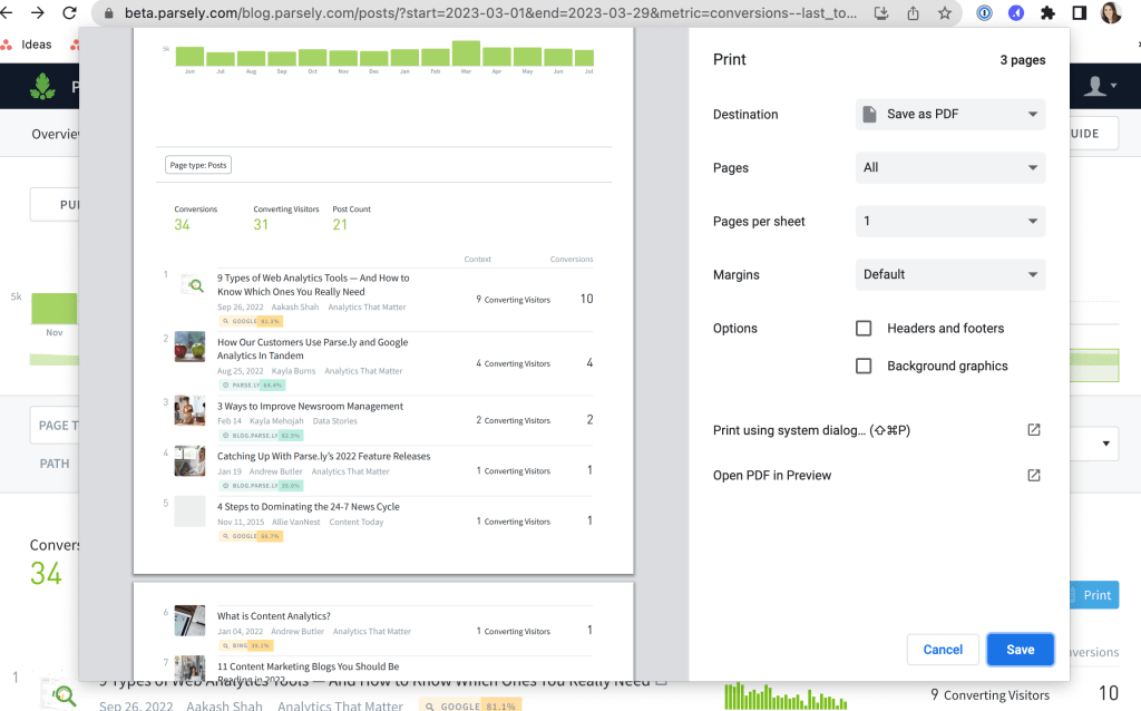 New Feature: Easily create PDFs of what you’re looking at in Parse.ly ...